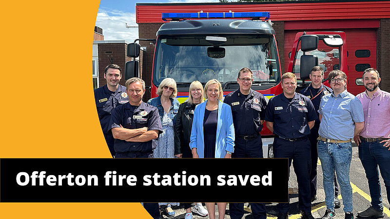 Offerton fire station saved - Hazel Grove Liberal Democrats